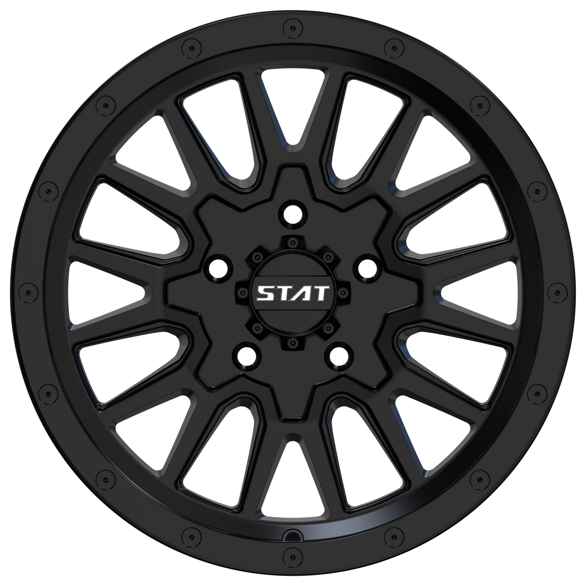 STAT-01 Satin Black 15x7 – Legacy Distributing